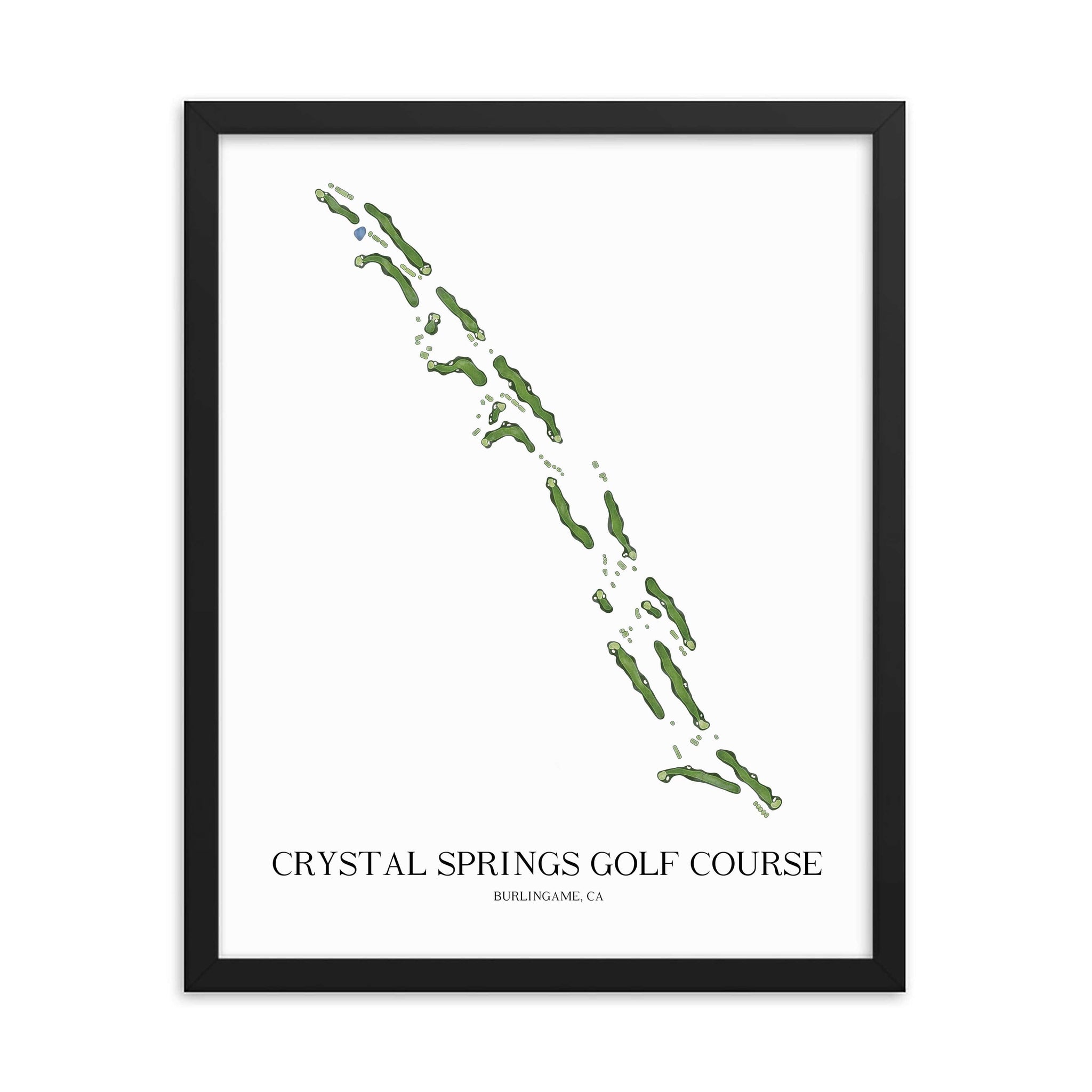 Crystal Springs Golf Course - Golf Course Print