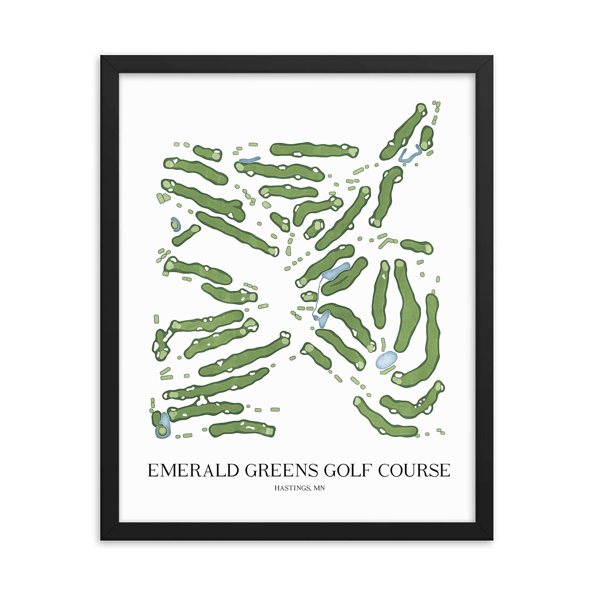 Emerald Greens Golf Course - Golf Course Print