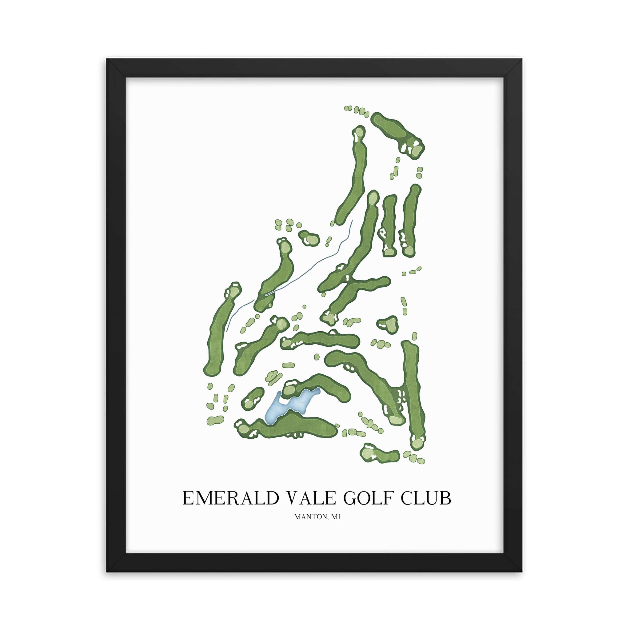 Emerald Vale Golf Club - Golf Course Print