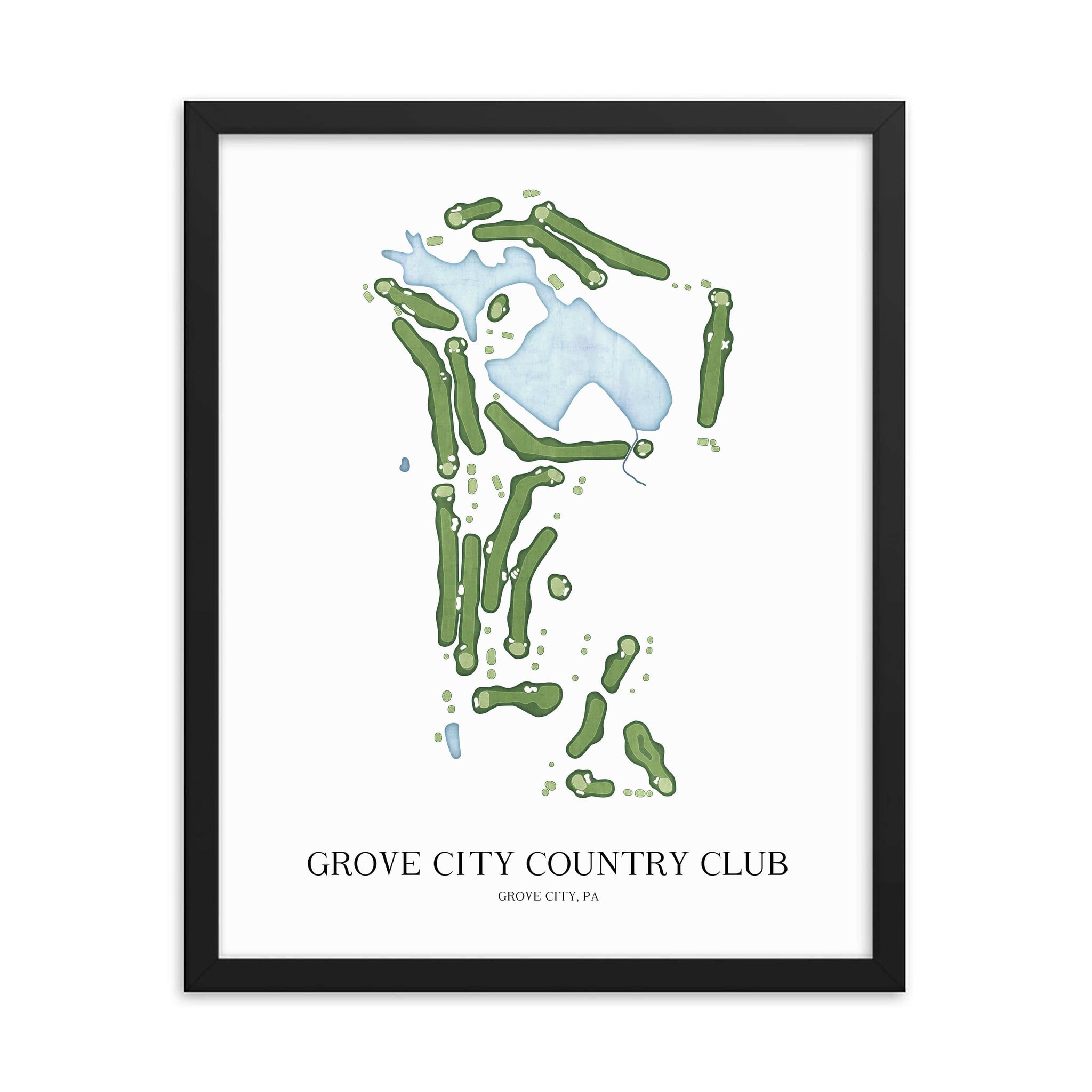 Grove City Country Club - Golf Course Print