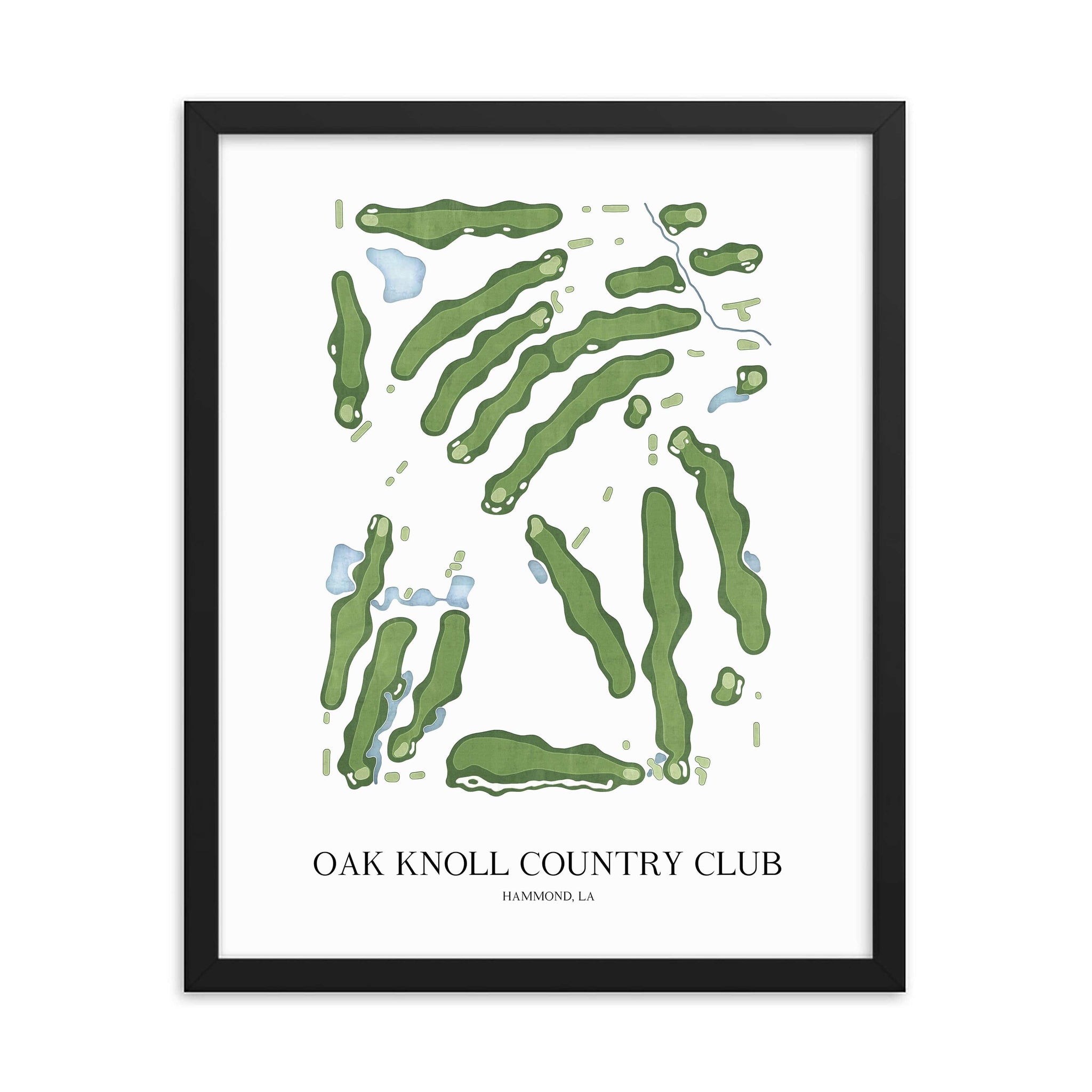Oak Knoll Country Club - Golf Course Print