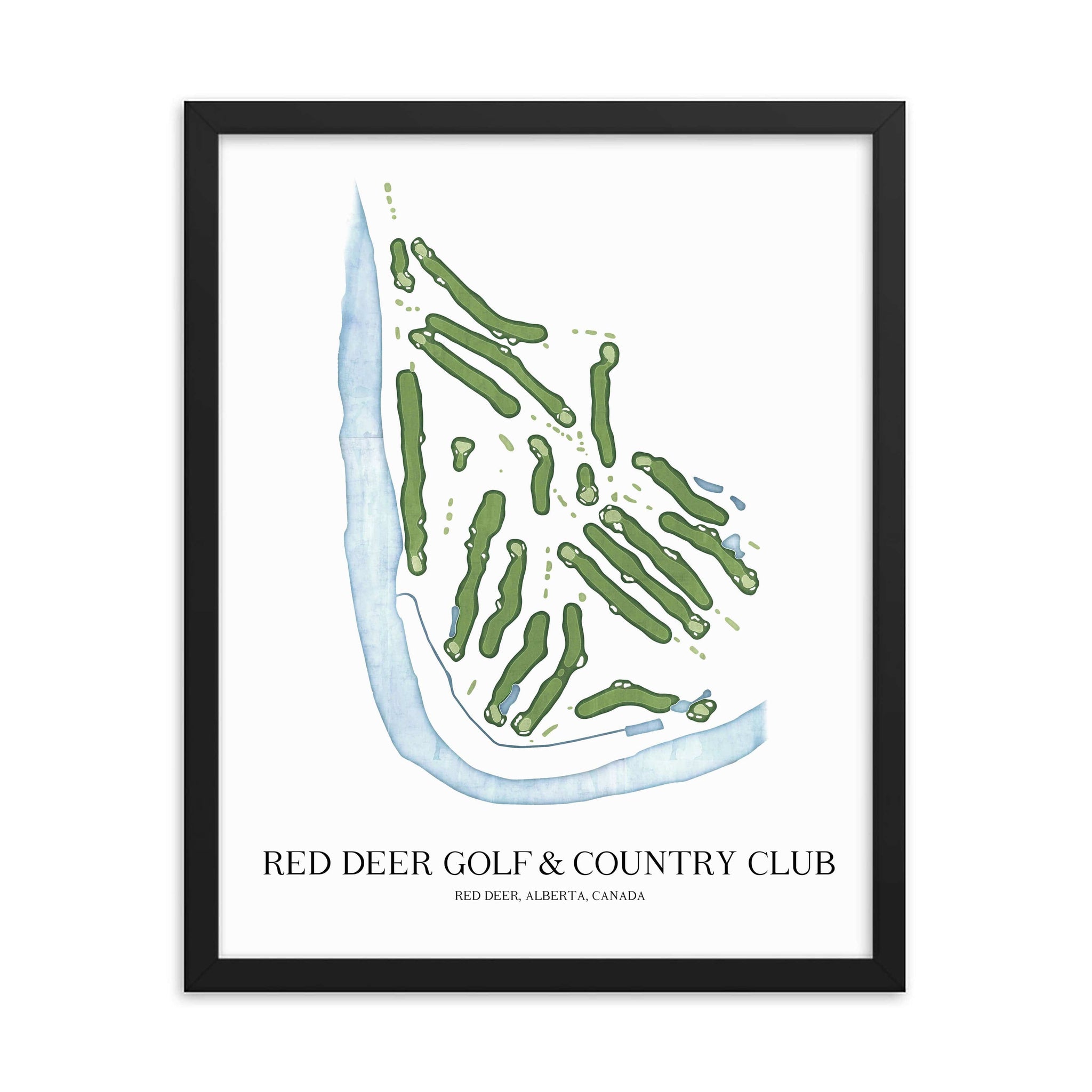 Red Deer Golf & Country Club - Golf Course Print