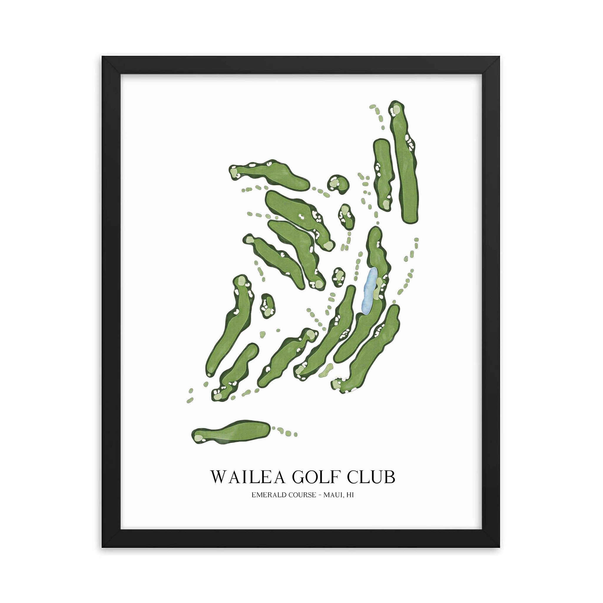 Wailea Golf Club - Emerald - Golf Course Print